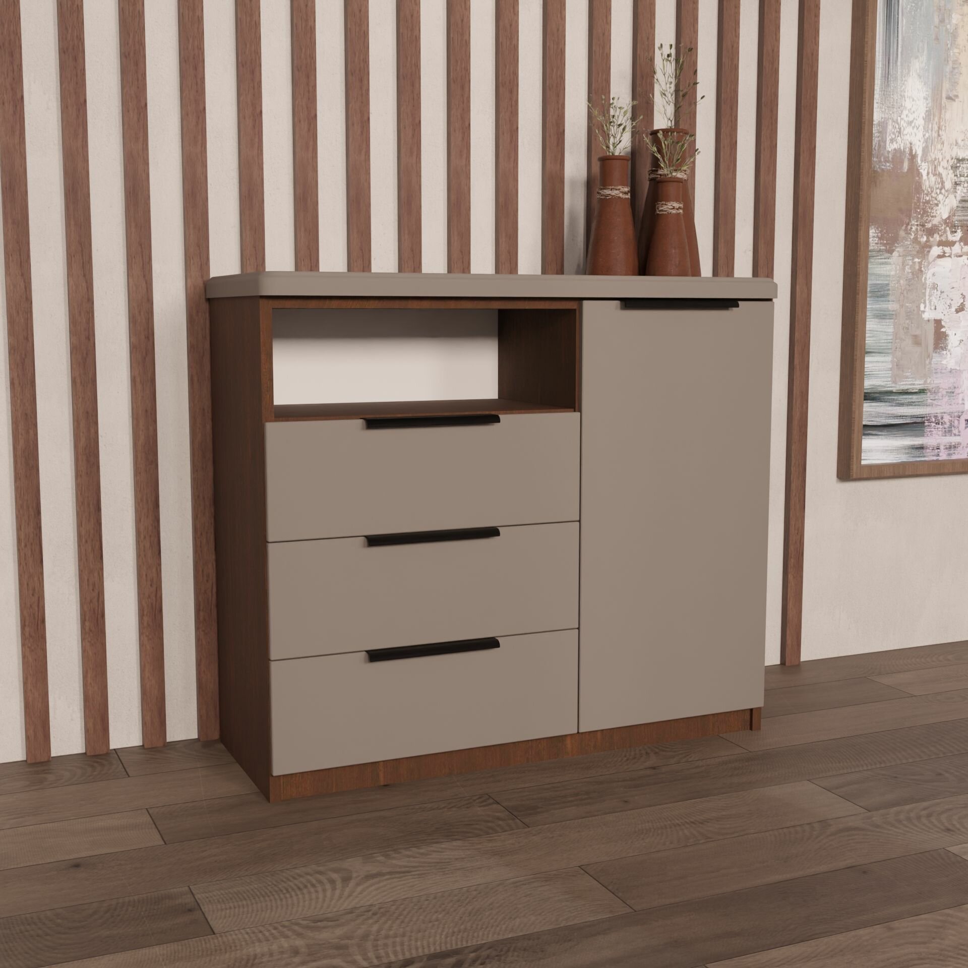 Комод 1000 Марта профильные ручки