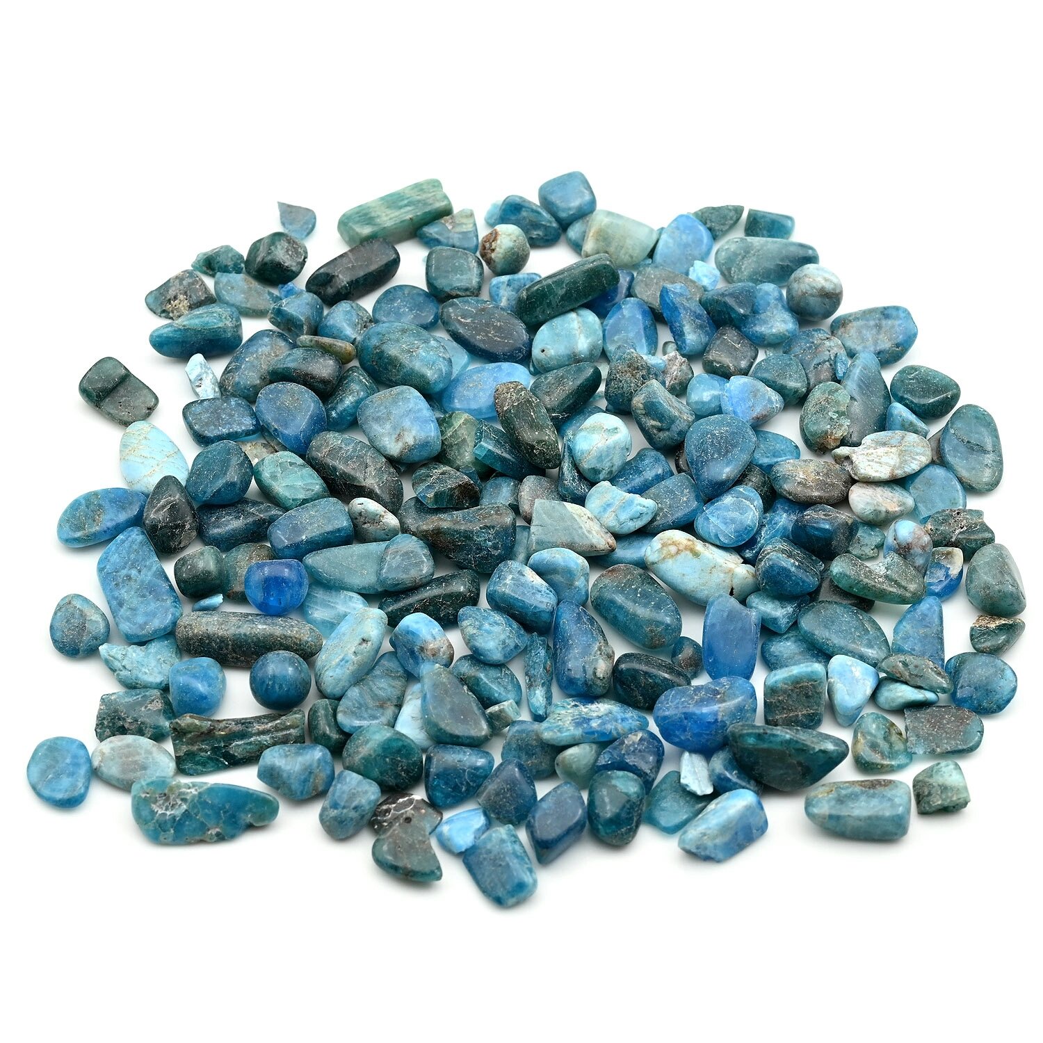 Апатит галтовка фракция 10-20мм, упаковка 100г .