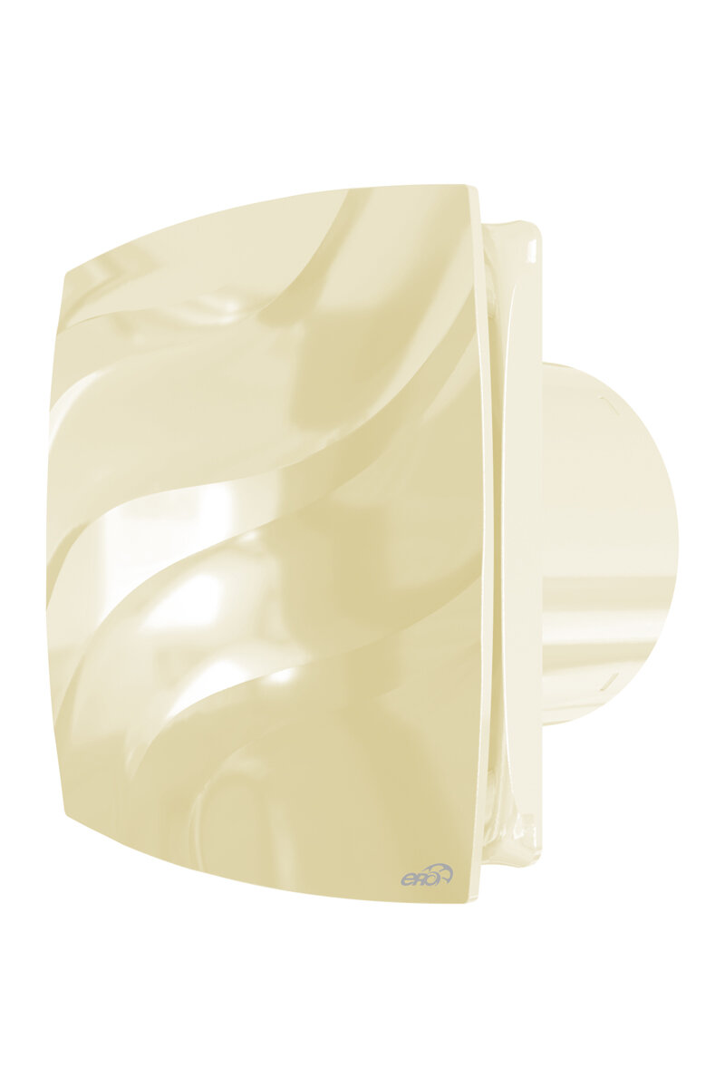 Вентилятор вытяжной ERA Wave 100 C Ivory, с обратным клапаном, слоновая кость