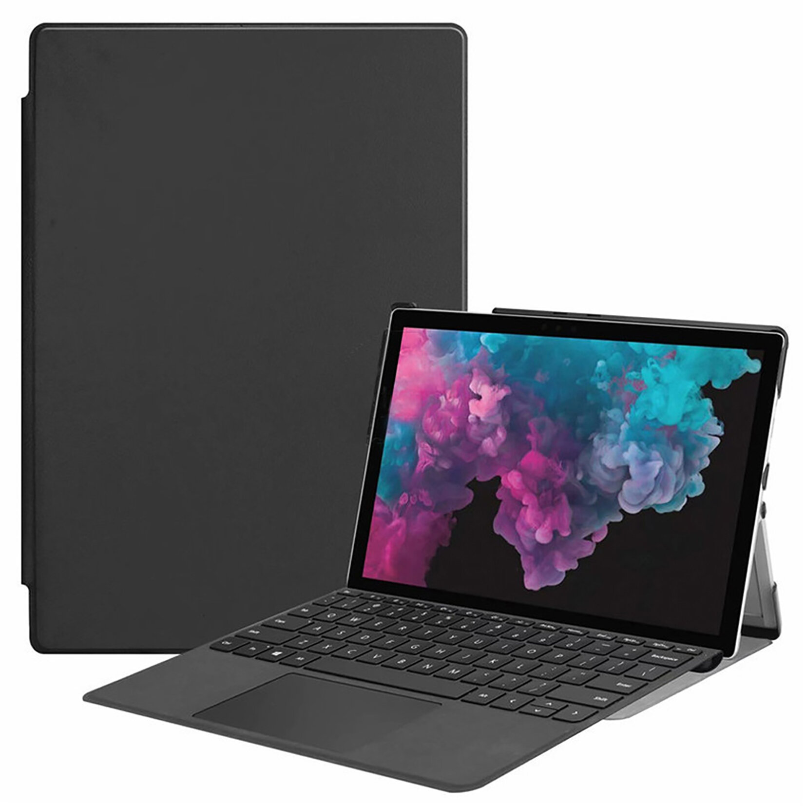 Магнитный чехол-подставка для планшетов Microsoft Surface Pro 7 и Surface Pro 7 +, черный — фото 1