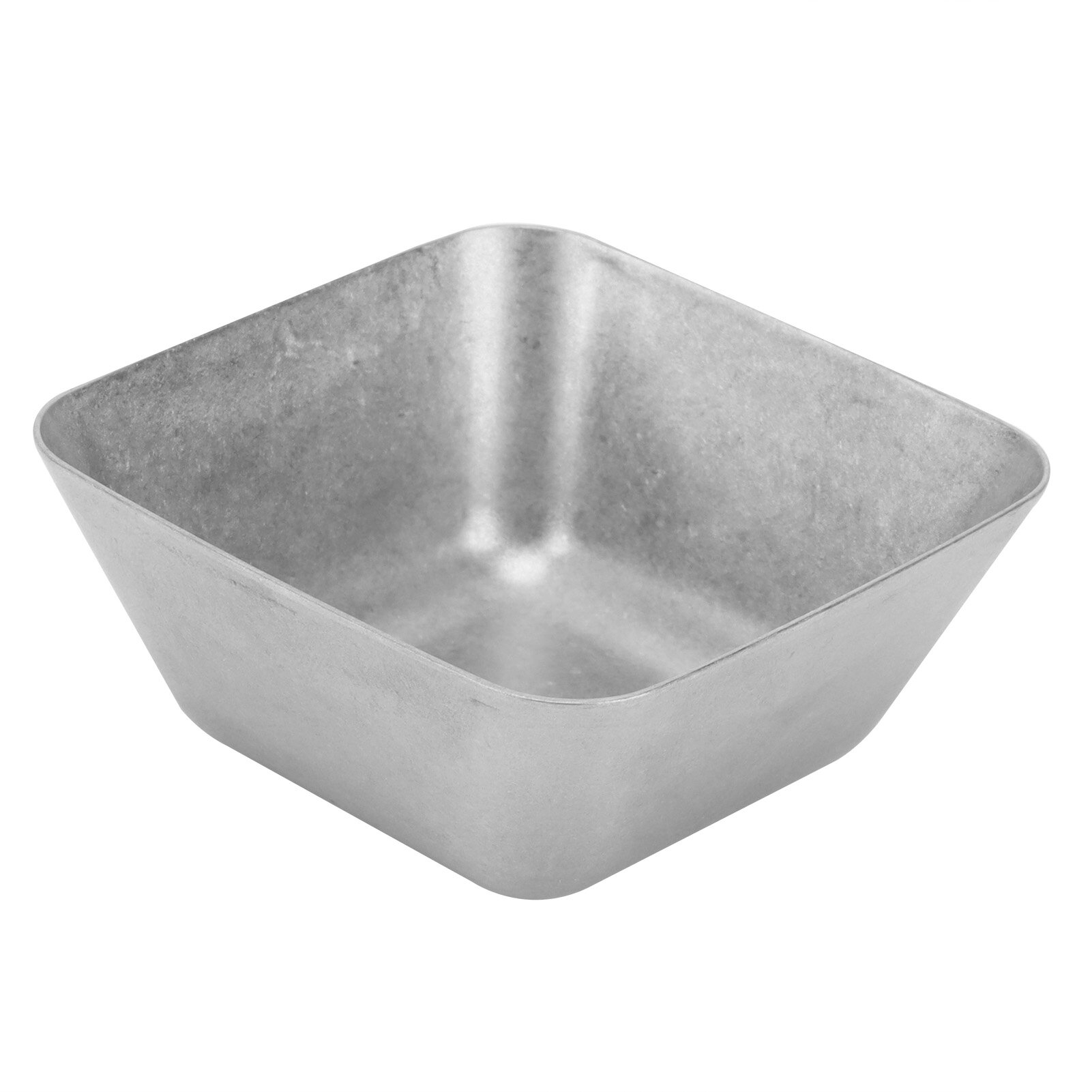 Винтажное блюдо из нержавеющей стали, квадратная миска для соуса, приправы, тарелка, кухонный аксессуар 80x80x43 мм
