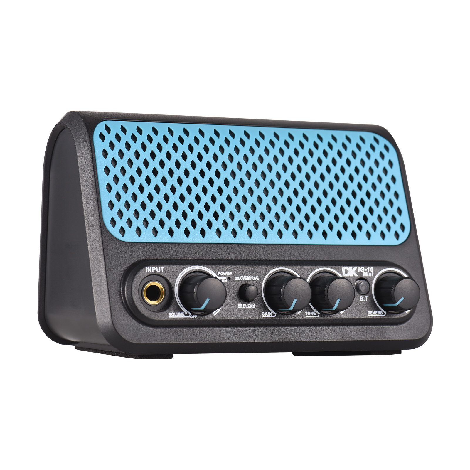 Небольшой электрогитарный усилитель DK 10 Вт, Clean/Overdrive, Bluetooth, с функцией реверберации
