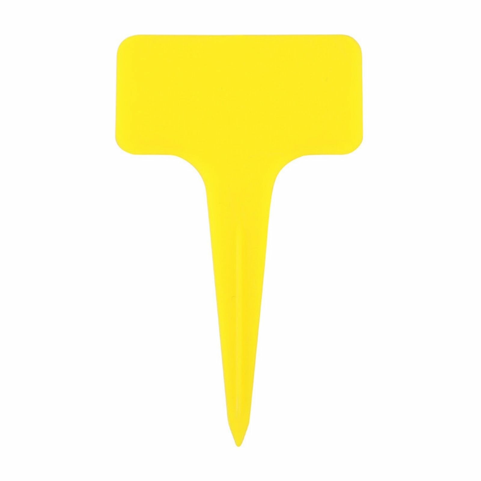 20 шт. Т-образные садовые этикетки, утолщающие садовые растения, бирка для классификации растений, сортировочный знак, желтая бирка