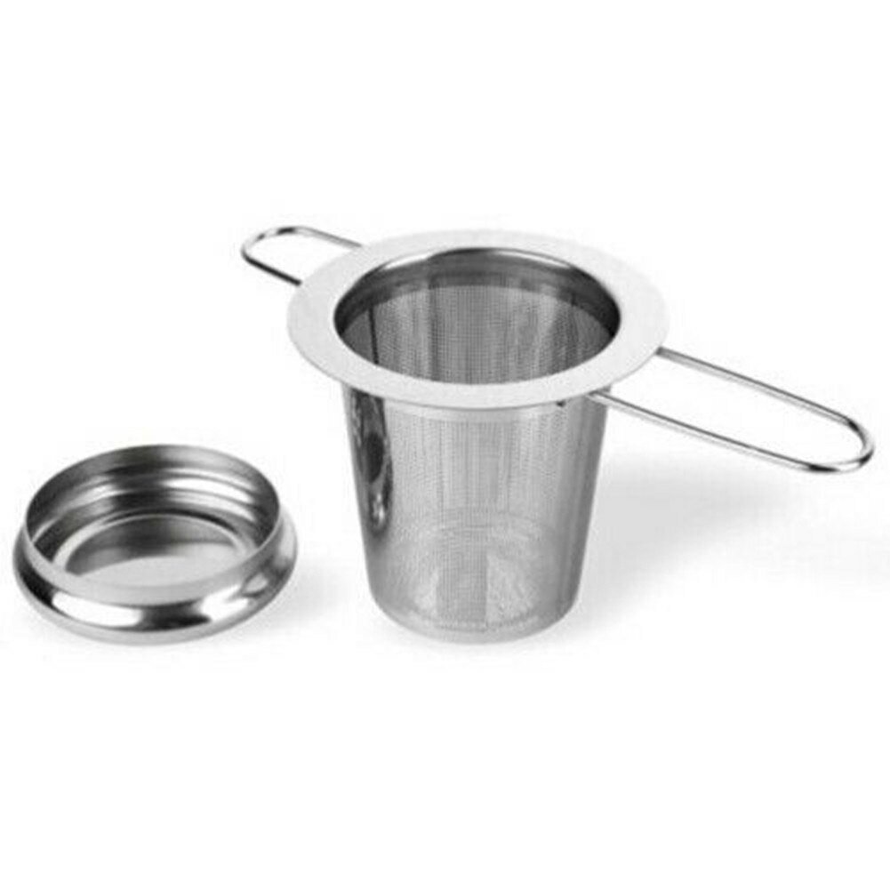 1 Многоразовый сетчатый фильтр для чая фильтр из нержавеющей стали фильтр для чайника с крышкой чашка чай дренаж складной чайный сервиз аксессуары