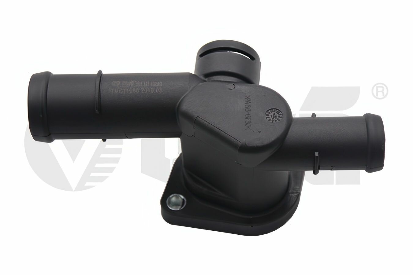 Фланец системы охлаждения для Шкода Октавия 2, Фольксваген Гольф 5, 6, Плюс 5, Пассат B6 11210117701 VIKA