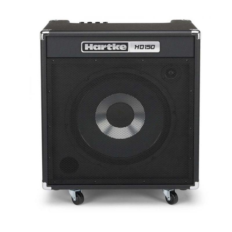 HD150 Басовый комбо усилитель 150W, 15' гибридный драйвер, 2" ВЧ драйвер, 7ми-полос. эквалайзер, регуляторы Bass, Mid, Treble, 2 входа Active/passive, 6,3мм гнездо наушников, 3.5мм стерео AUX