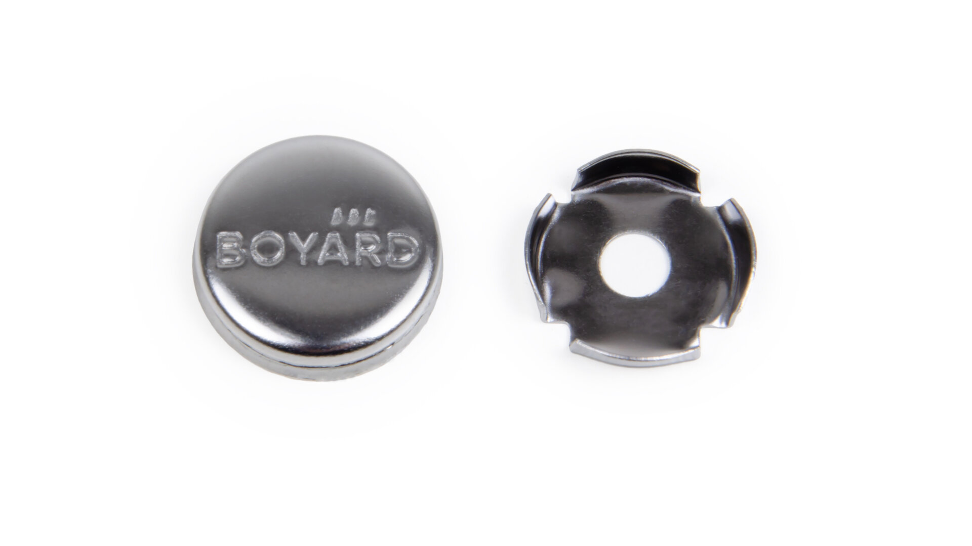 Декоративные заглушки для винтов RZ001CP, хром полированный