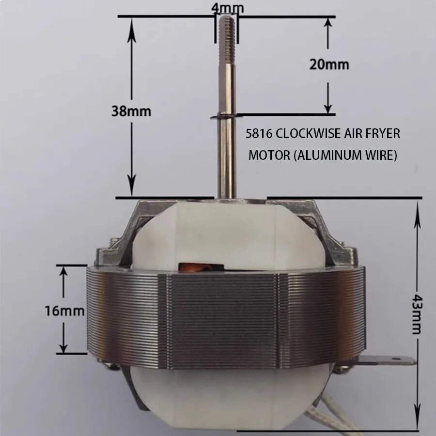 YJ58-12/16/20 асинхронная катушка двигателя с покрытием полюса 220 В, нагреватель горячего воздуха, лампа для уничтожения комаров, вытяжной вентилятор зеленый