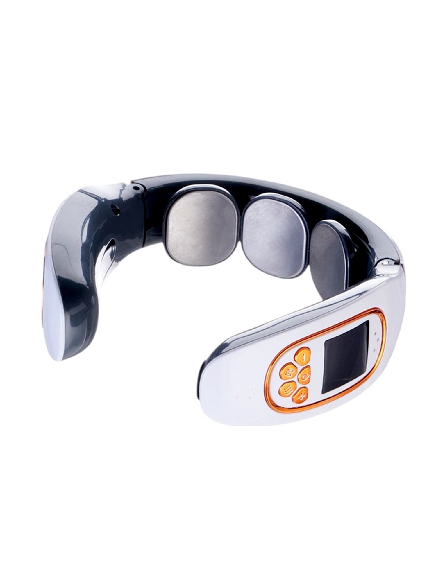 Массажёр для шеи Luazon LEM-50, 4 Вт, 4 режима, USB (в комплекте), АКБ, белый