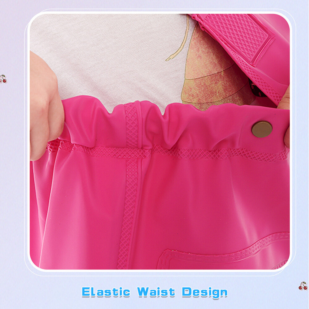 Детские вейдерсы водонепроницаемые молодежные рыболовные вейдерсы с ботинками для мальчиков и девочек