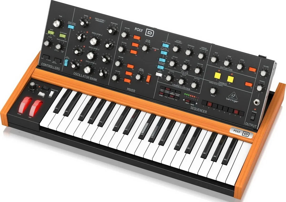 Behringer POLY D - аналоговый 4-х голосный полифонический синтезатор
