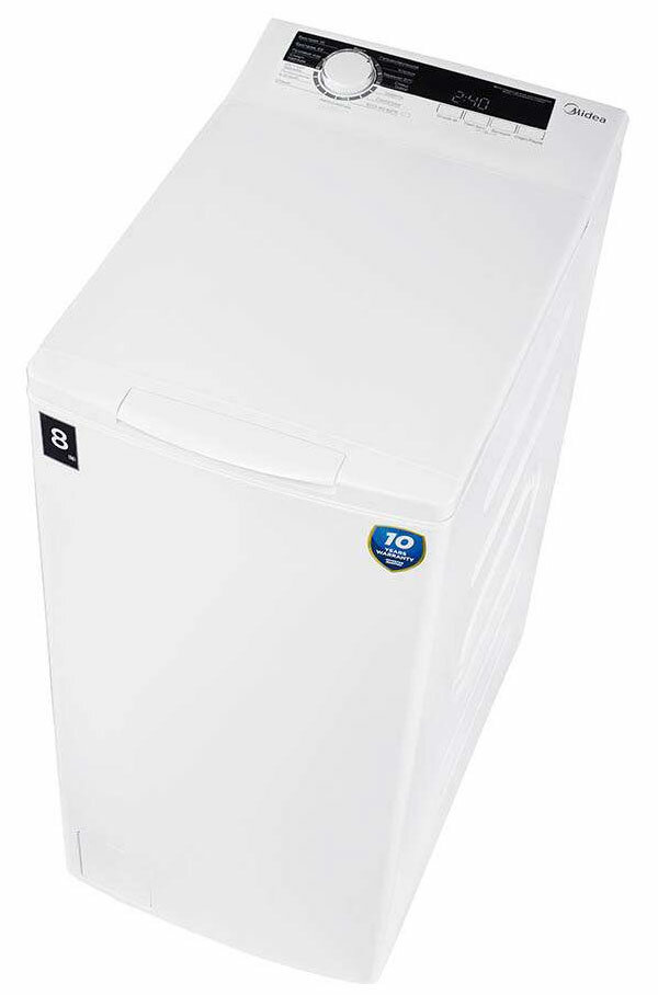 Стиральная машина Midea MFE05W80B/W-RU 8 кг, белый