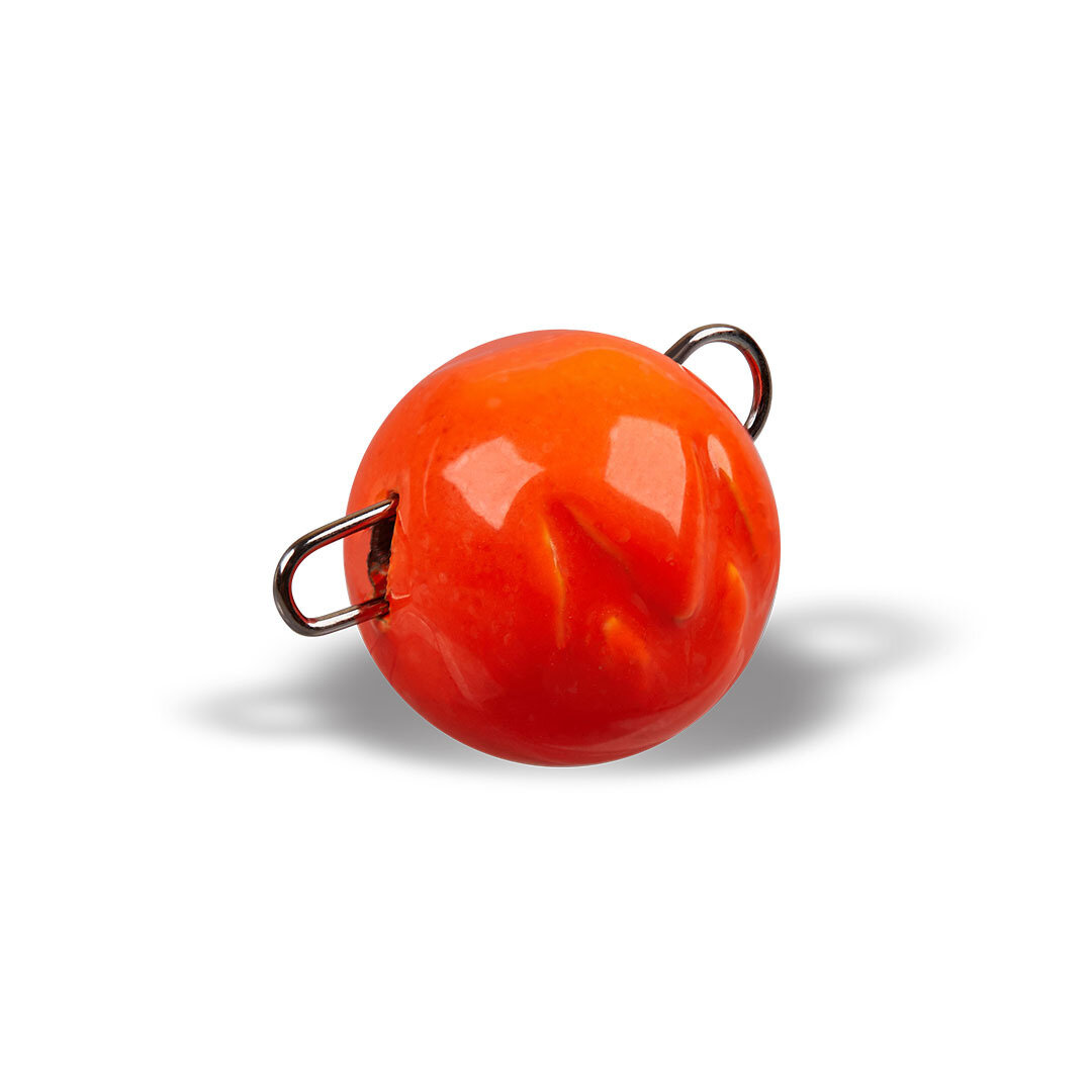 Minoga Чебурашка груз 1гр оранж набор 5шт для донной и поплавочной ловли рыбы