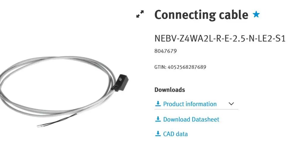 Кабельная катушка NEBV-Z4WA2L-R-E 8047679