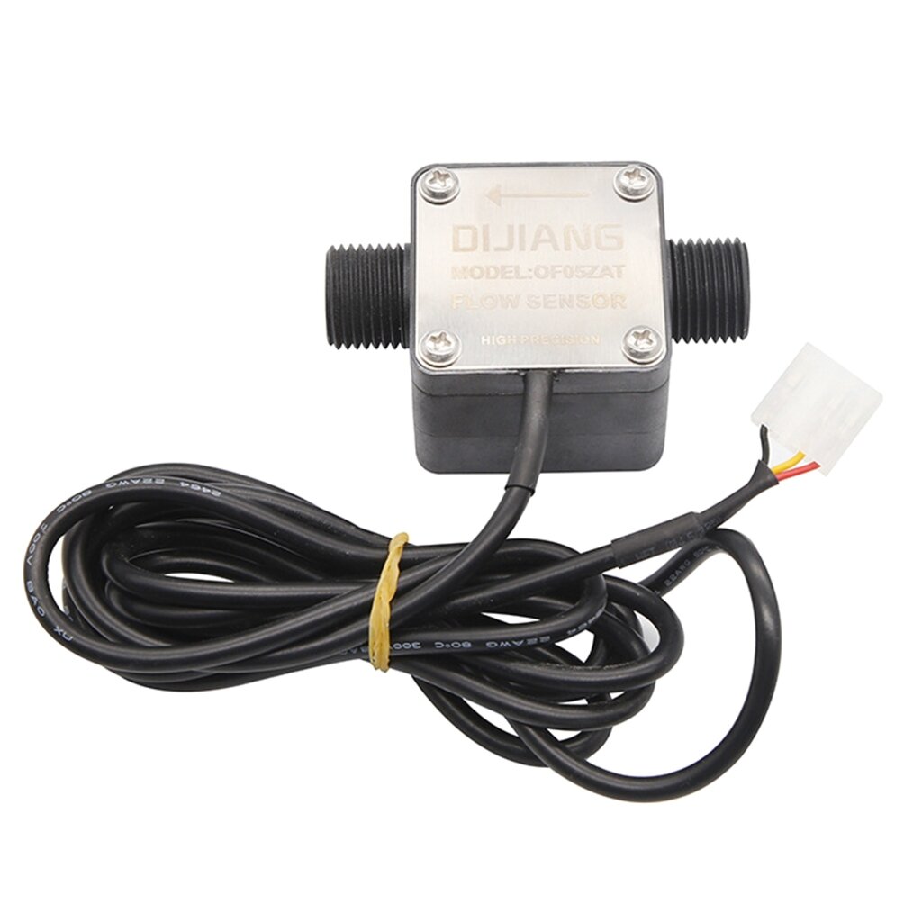 DN15 30-1200L/H Датчик расхода воды DC3.5-24V G1/2 Жидкий бензин-дизель Молочный расходомер Счетчик передач Реле контроля воды