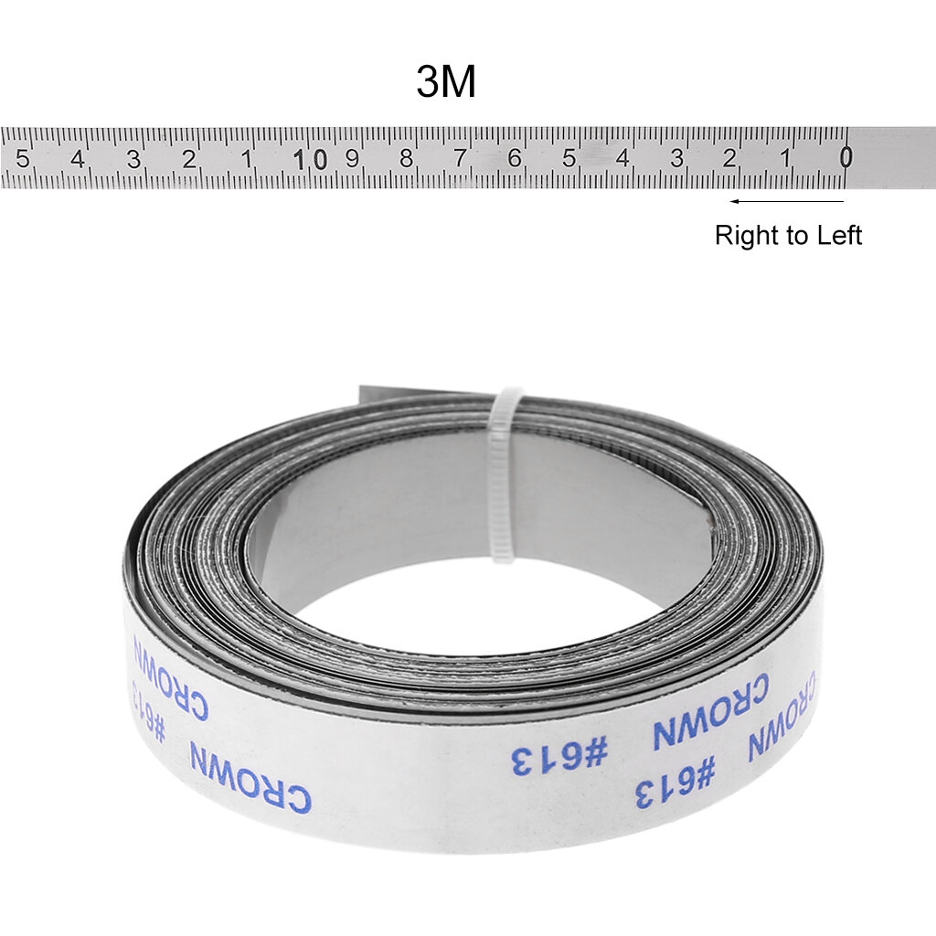Измерительная рулетка из нержавеющей стали с самоклеящейся метрической шкалой для фрезерного стола с Т-образной дорожкой Sa-Woodworking