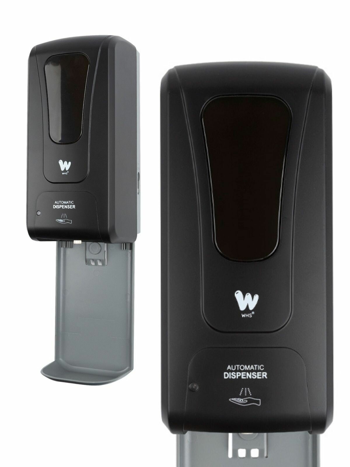 Диспенсер для мыла "Без бренда", настенное крепление, черный глянец