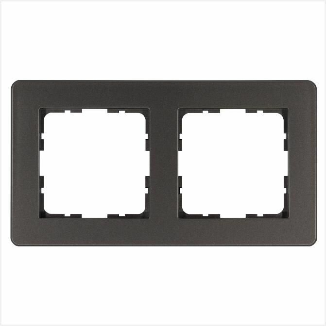 Рамка 2-м G-Flex мокко Jasmart G1102Z