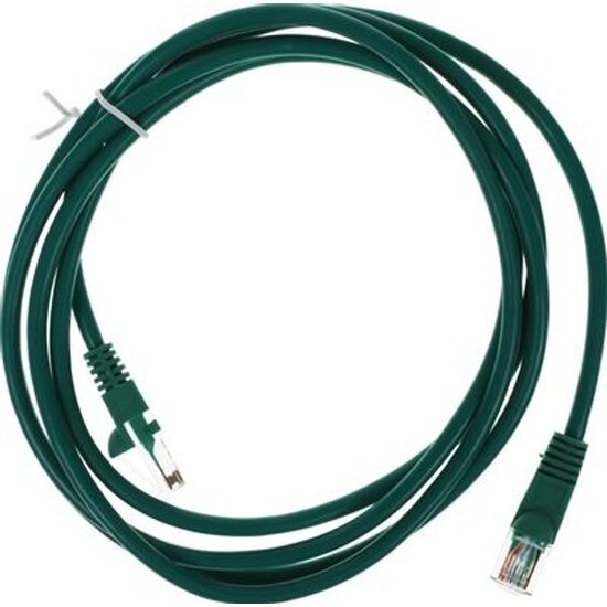 Патч-корд Behpex RJ-45 (m)-RJ-45 (m) cat.5E molded 2м зеленый