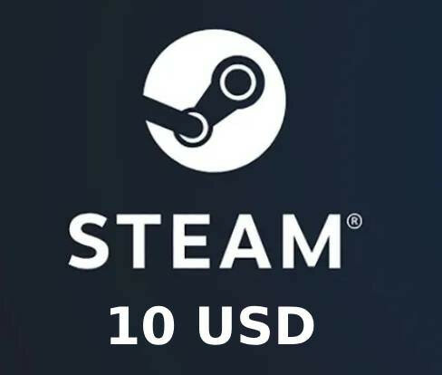 Карта пополнения Steam на 10 USD (США) - (10 $), электронный ключ