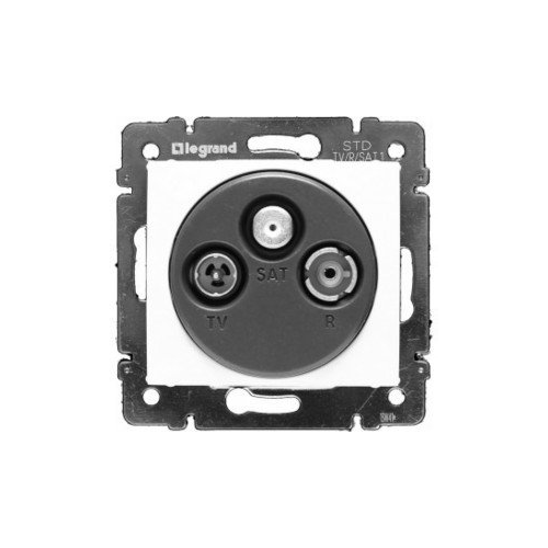 VALENA DIY Розетка TV-FM-SAT тип звезда белый, IEK 694371 (1 шт.)