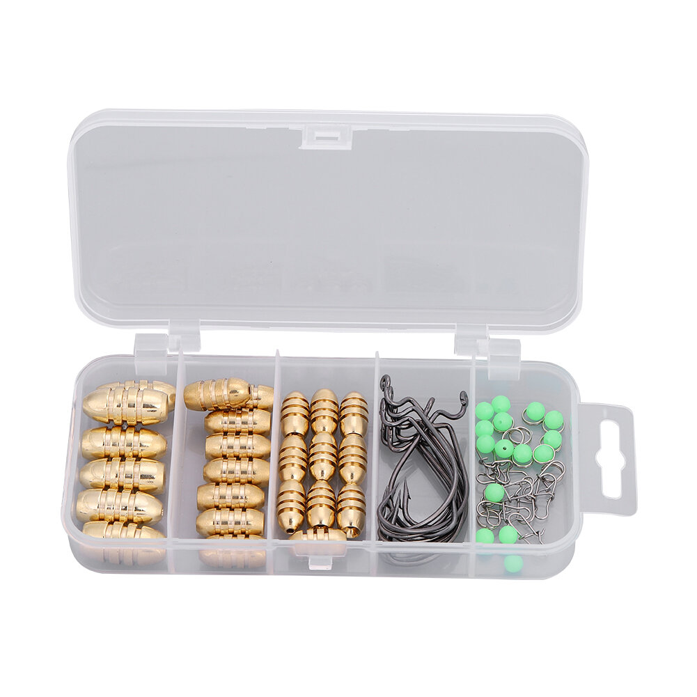Fishing Sinker Set Kit Strong And Durable Come With Box for