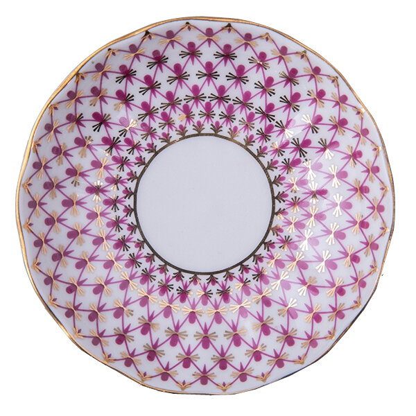 Розетка для варенья ИФЗ Тюльпан, Сетка-Блюз 2, 9.8см, фарфор 80.92416.00.1