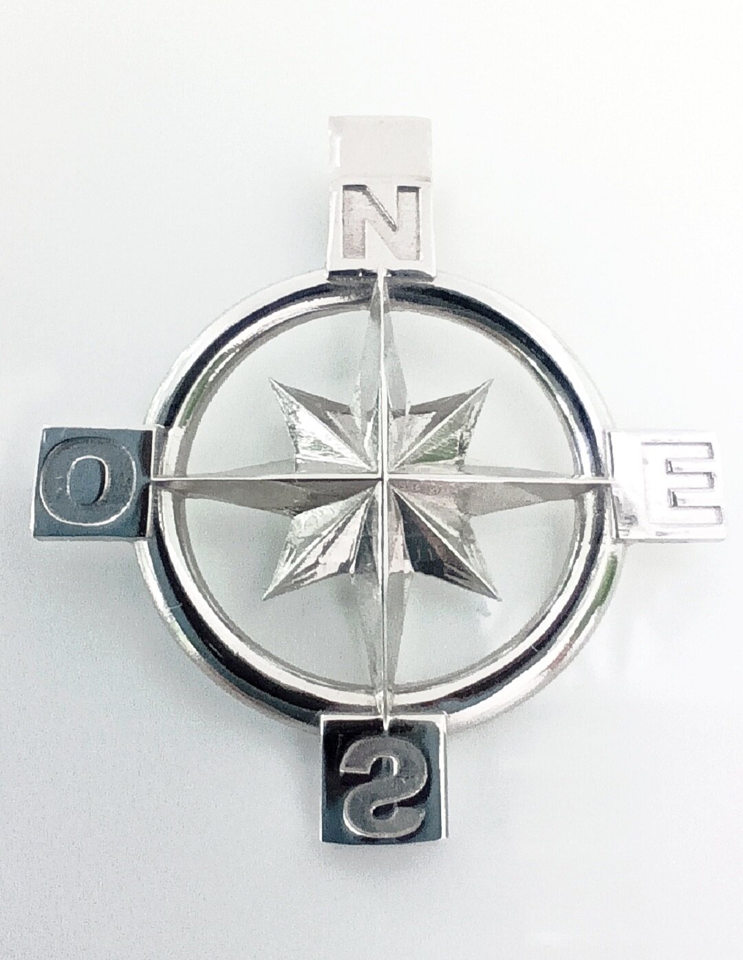 Подвеска Эстерелла, серебро, 925 проба, родирование
