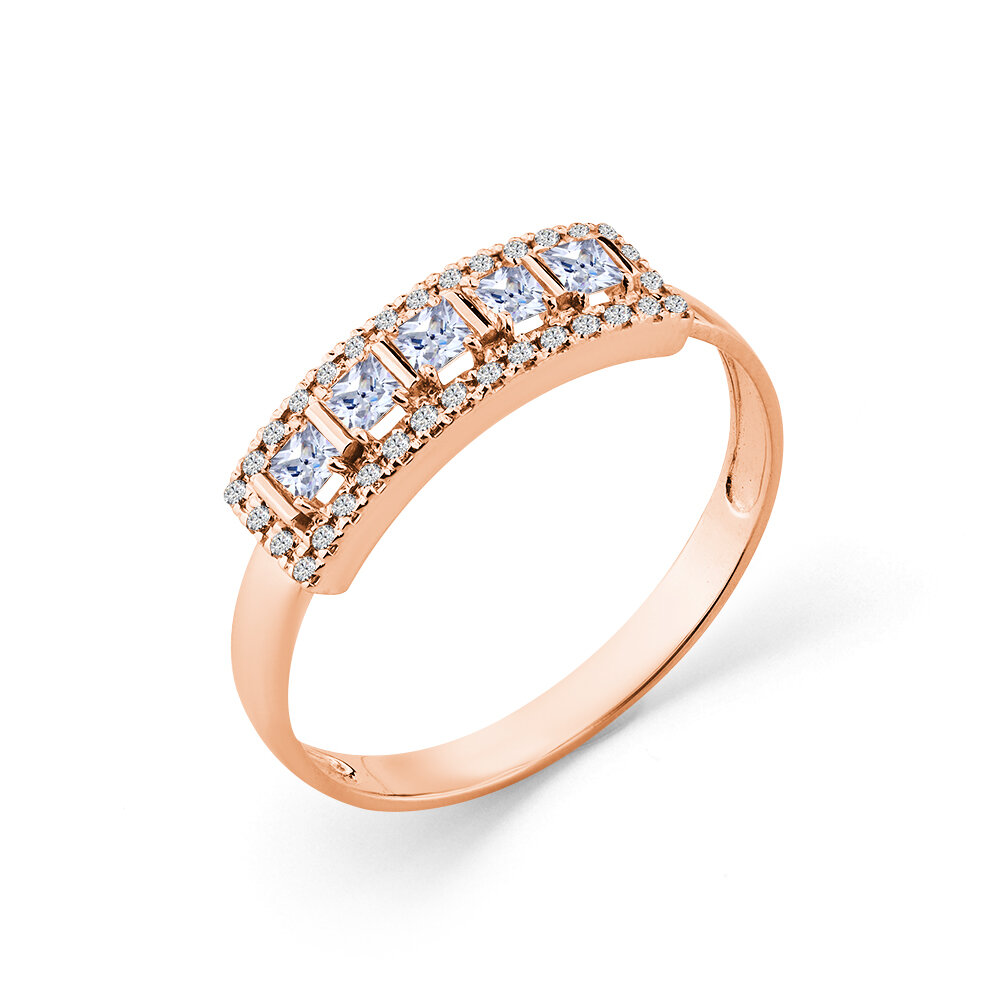 Кольцо Master Brilliant, красное золото, 585 проба, бриллиант