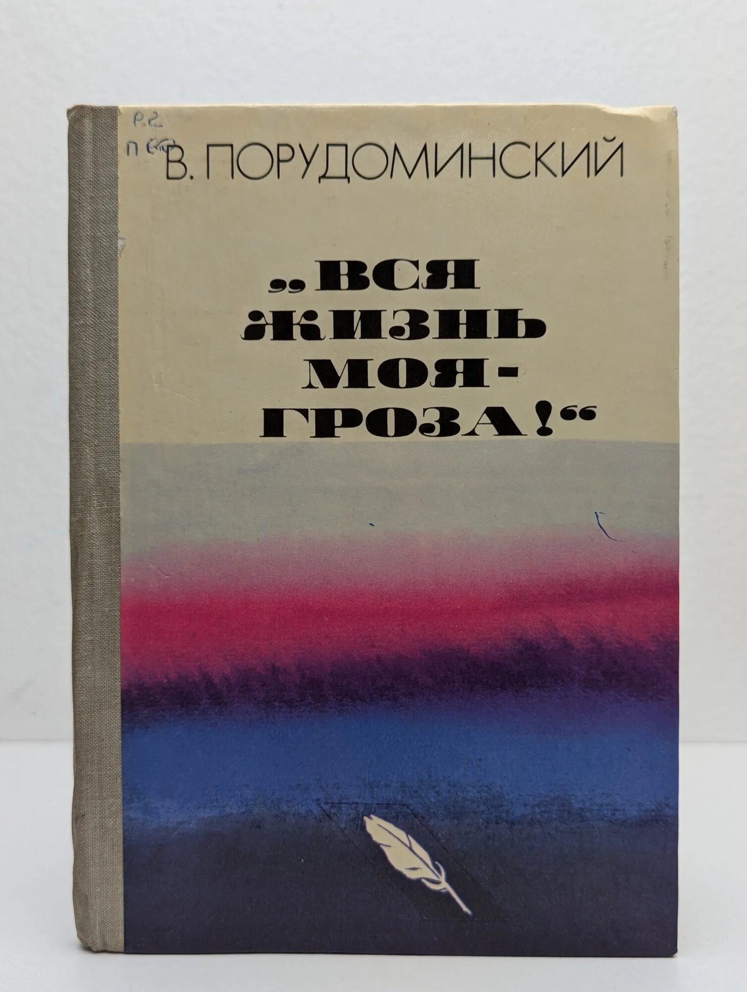 "Вся жизнь моя — гроза!" Порудоминский Владимир Иванович 1981