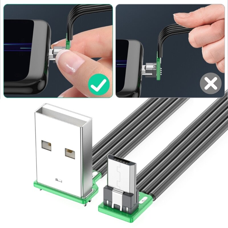 Кабель для передачи данных USB-Micro USB Android up-5 см-USB up — фото 1