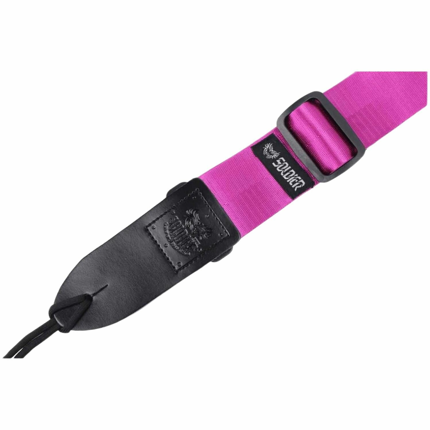 Ремень для гитары SOLDIER STP1150 2 розовый