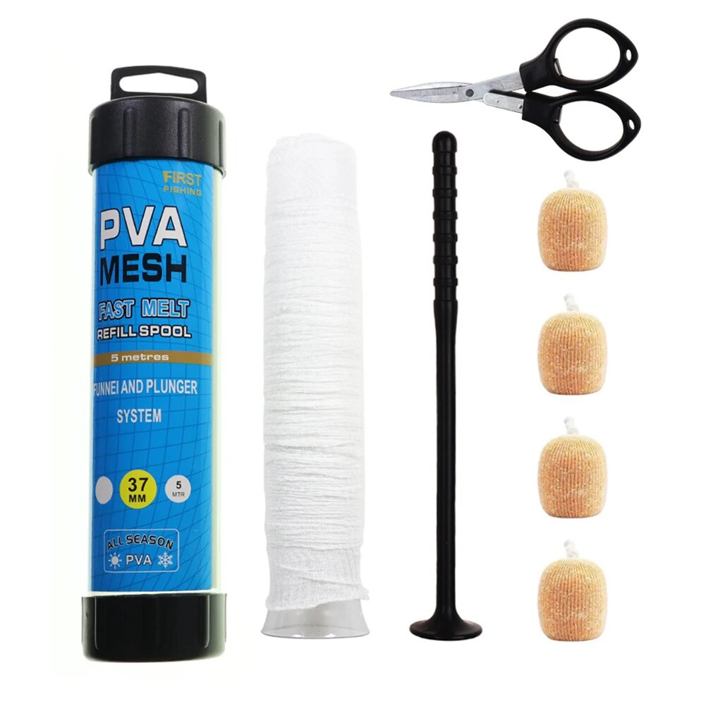 Комплект сеток из ПВА 5 м, 25 мм, 37 мм с ножницами 37mm