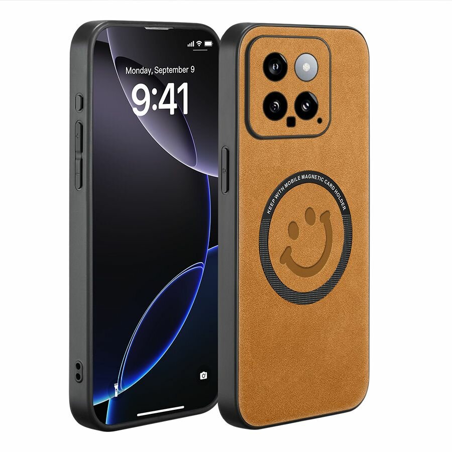 Чехол-Case MagSafe чехол для Xiaomi 14(Сяоми 14) Нескользящий и удобный