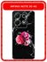 Чехол на Infinix Note 30 4G / Инфиникс Нот 30 4G с принтом "Букет на черном мрам...