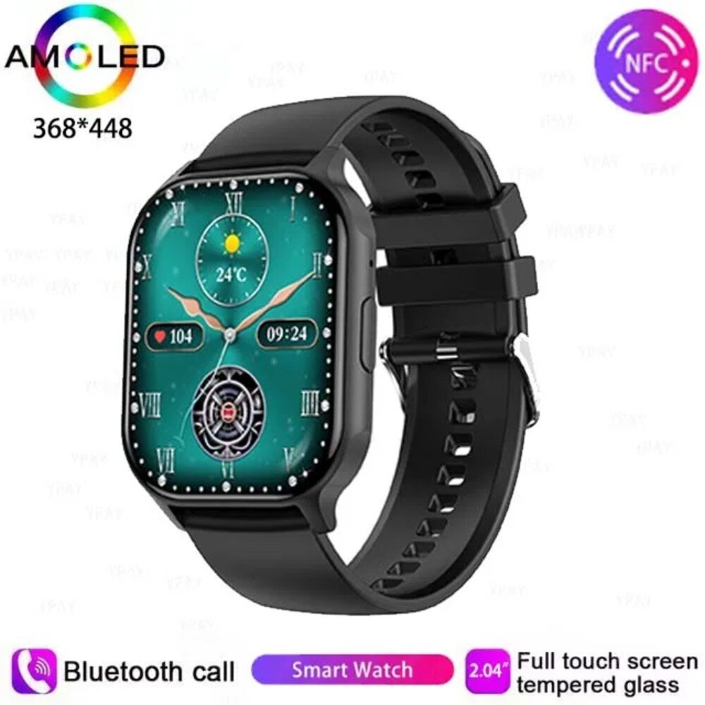 HK26 Smart Watch AMOLED Экран Bluetooth Вызов NFC Циферблат Спортивный Фитнес-трекер Умные Часы