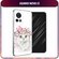 Чехол на Huawei Nova 12/Nova13 / Хуавей Нова 12/Нова 13 с принтом Белая кошка с ...