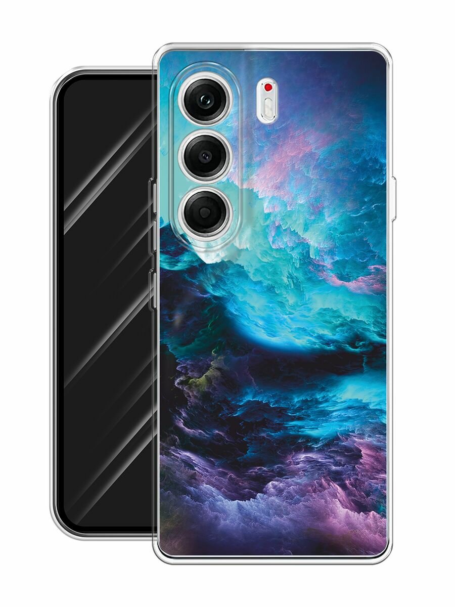 Чехол на Tecno Camon 40 Pro / Текно Камон 40 Про с принтом "Бирюзовое небо" — фото 1