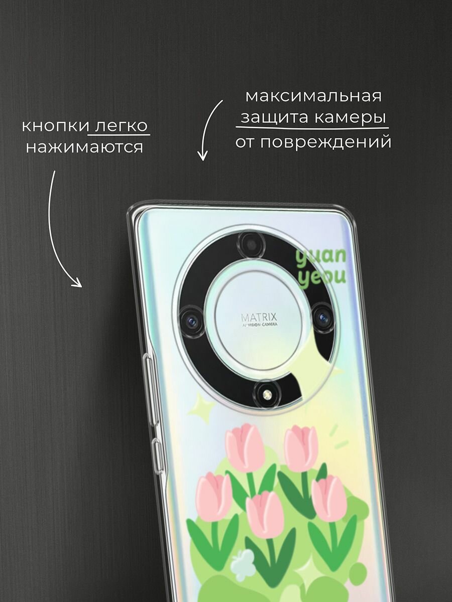 Чехол на Honor X9A / Хонор X9A с принтом "Protect nature" — фото 1