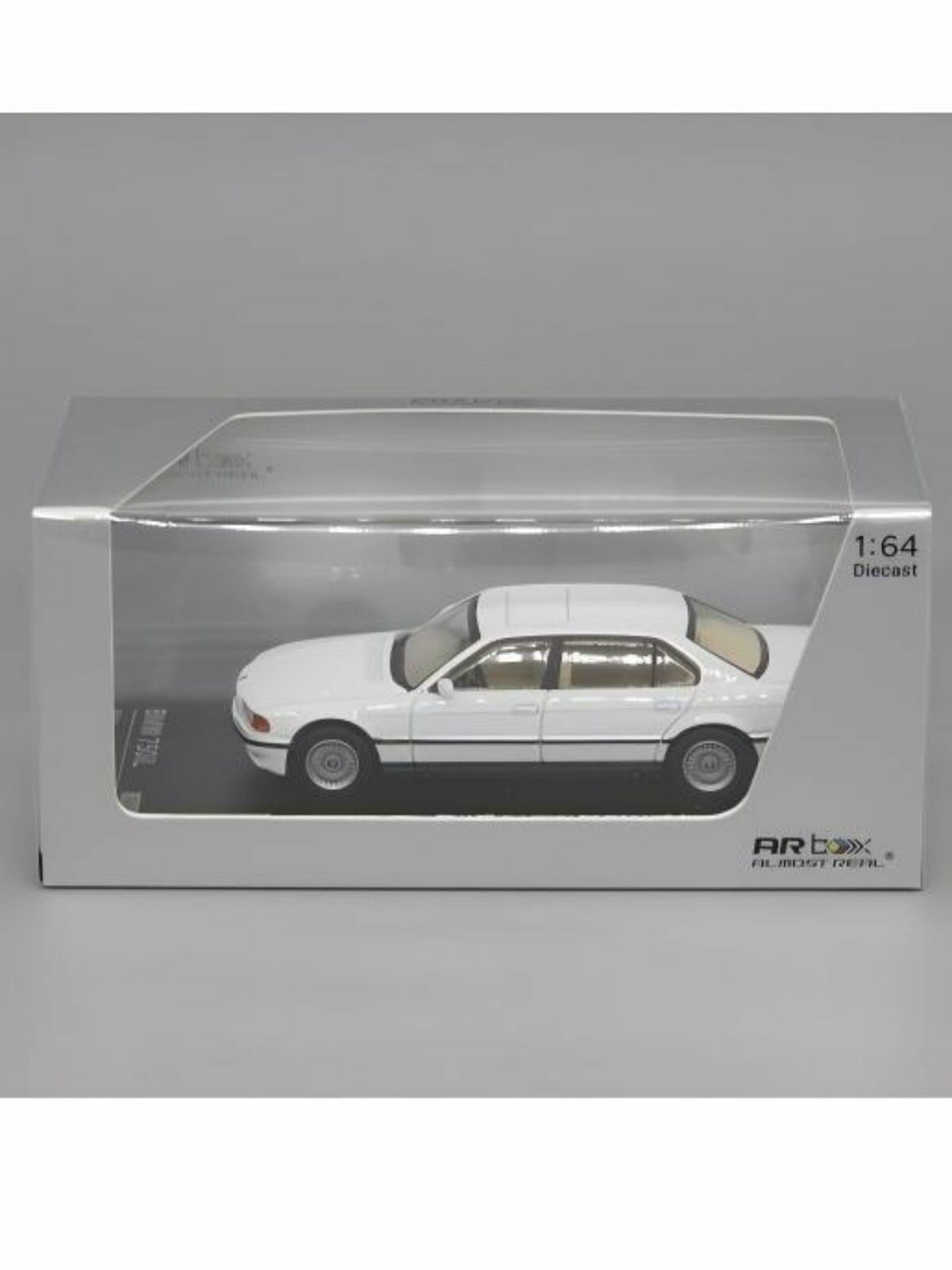 Машинка AR Box 1/64 BMW 3 Generation 7 Series E38 750iL White Die-cast Alloy Car Model Collection Toy Gift