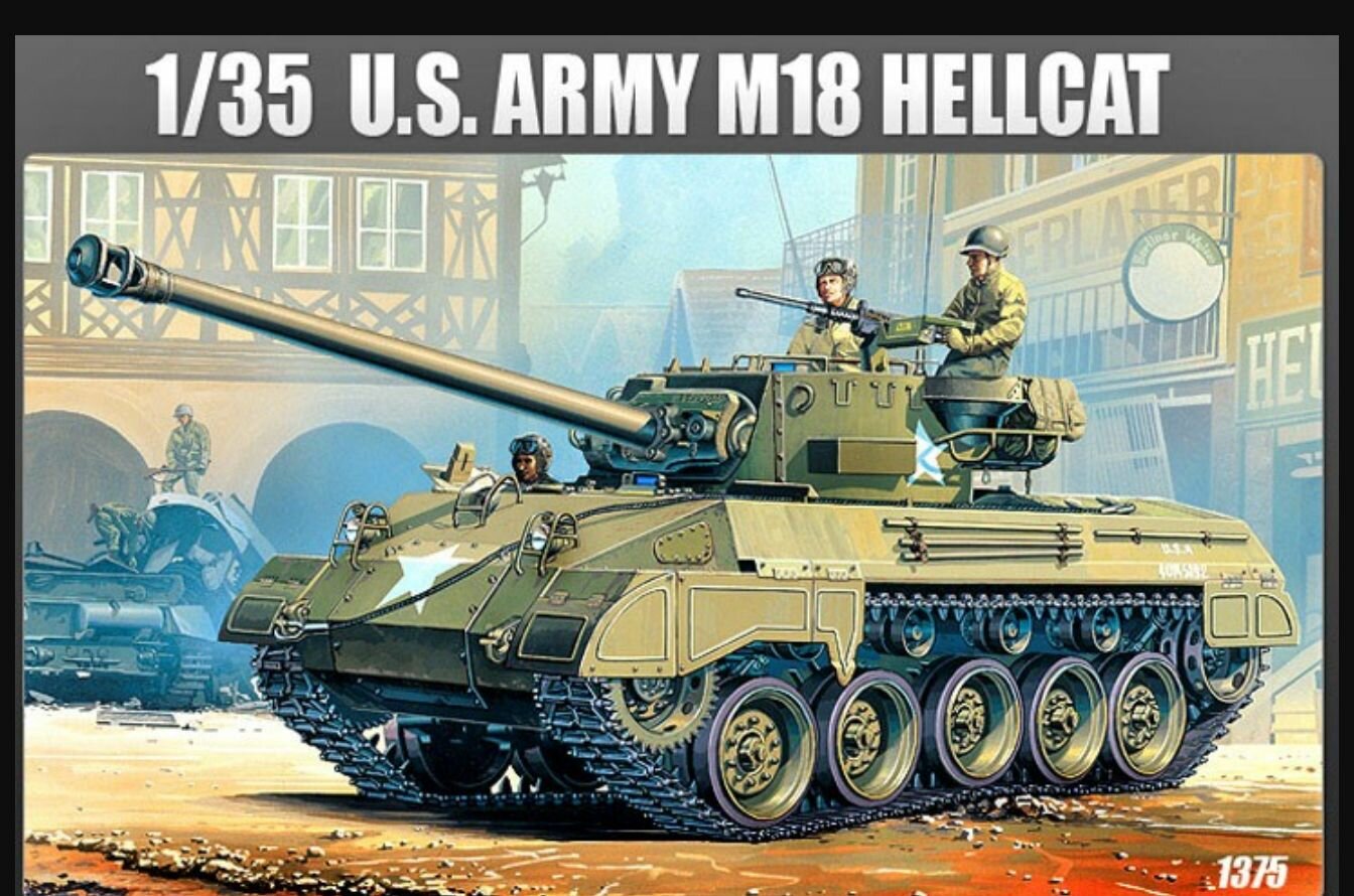 Academy AC13255 1/35 М-18 Hellcat Jagdpanzer Модель сборки танков