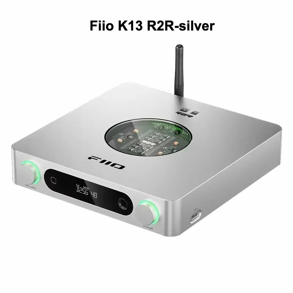 FiiO K13 R2R Настольный ЦАП-усилитель для наушников с высококачественным 24-битным ЦАП R2R мощностью 2400 МВт