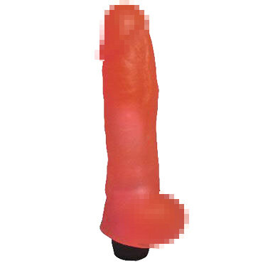 Биоклон Вибратор реалистичной формы, розовый С мошонкой