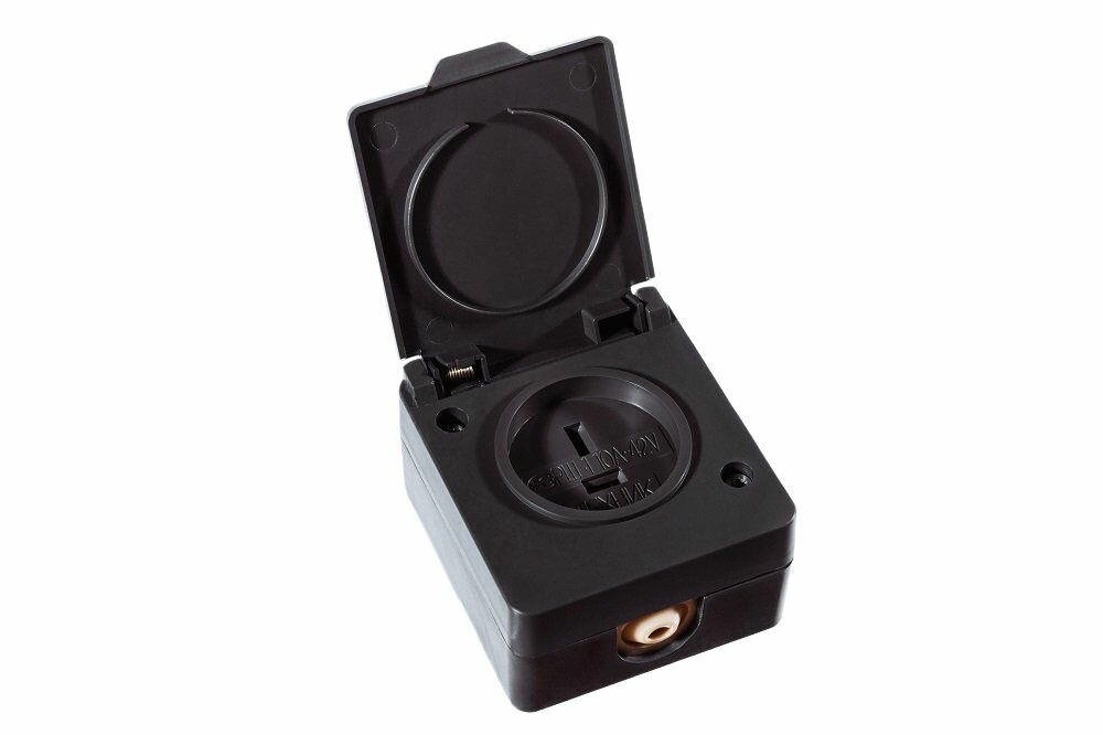 Розетка Переноска РШ, 42В, 10А, брызгозащищенная, наружная, IP43