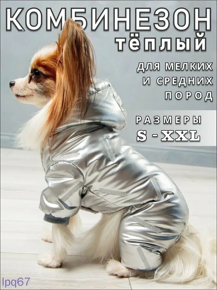 Комбинезон для собак мелких пород зимний