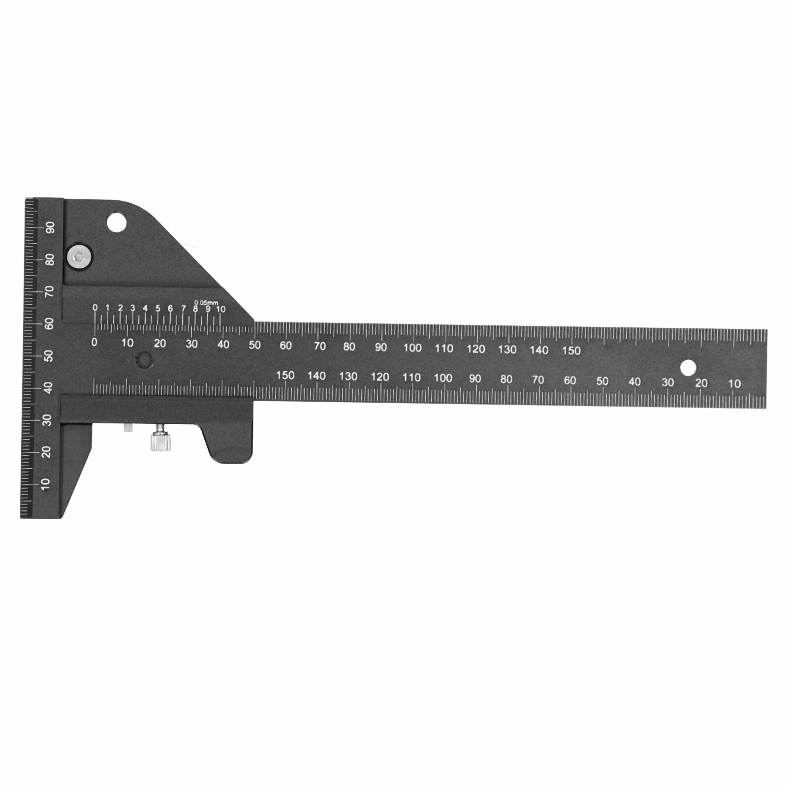 Линейка разметочная из алюминиевого сплава для деревообработки, Т-образная чертилка, плотницкий измерительный и разметочный инструмент, прочный