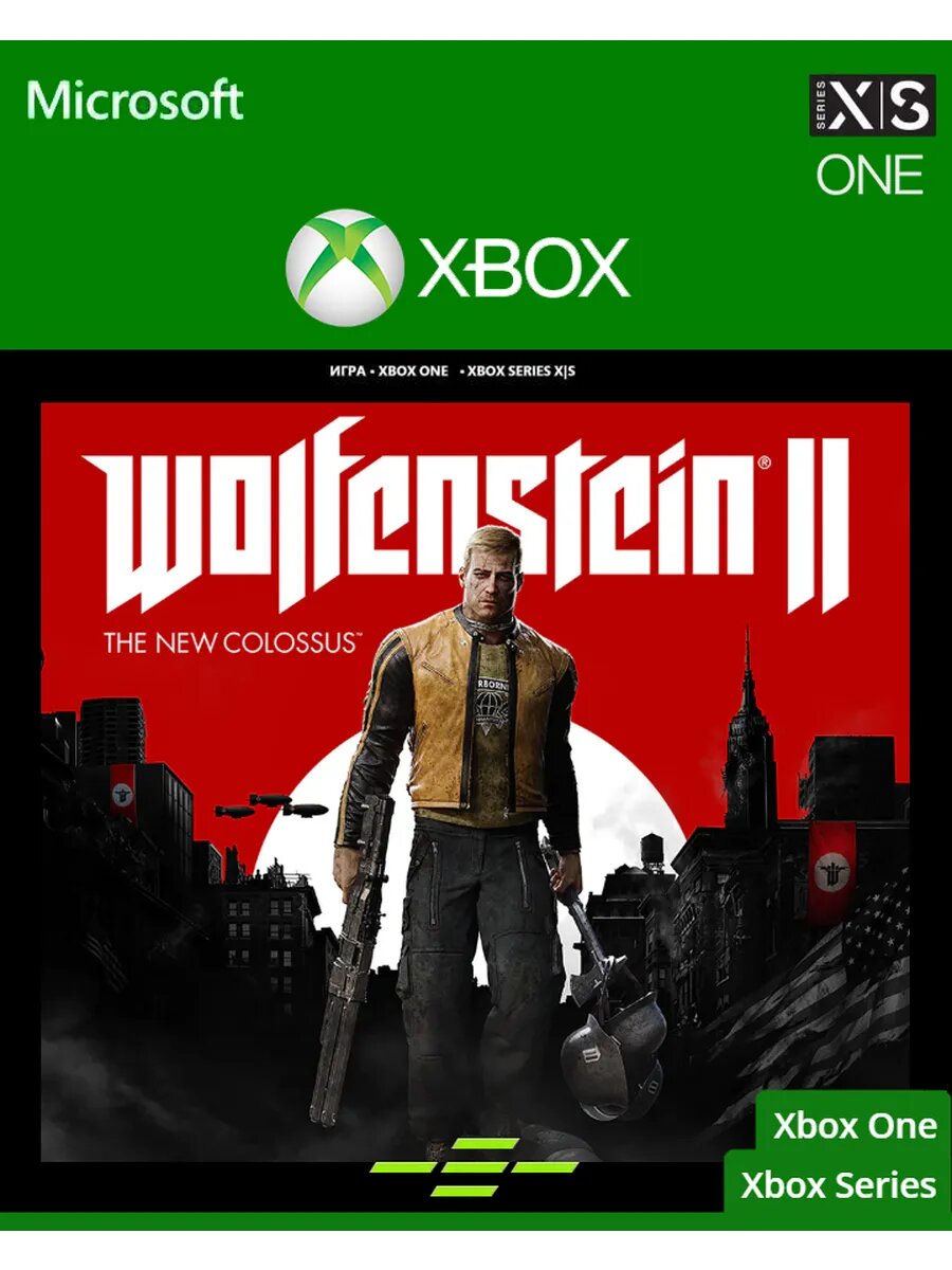 Wolfenstein II: Standard Edition Xbox, цифровая версия Xbox One/Series X/S, с новым аккаунтом Xbox