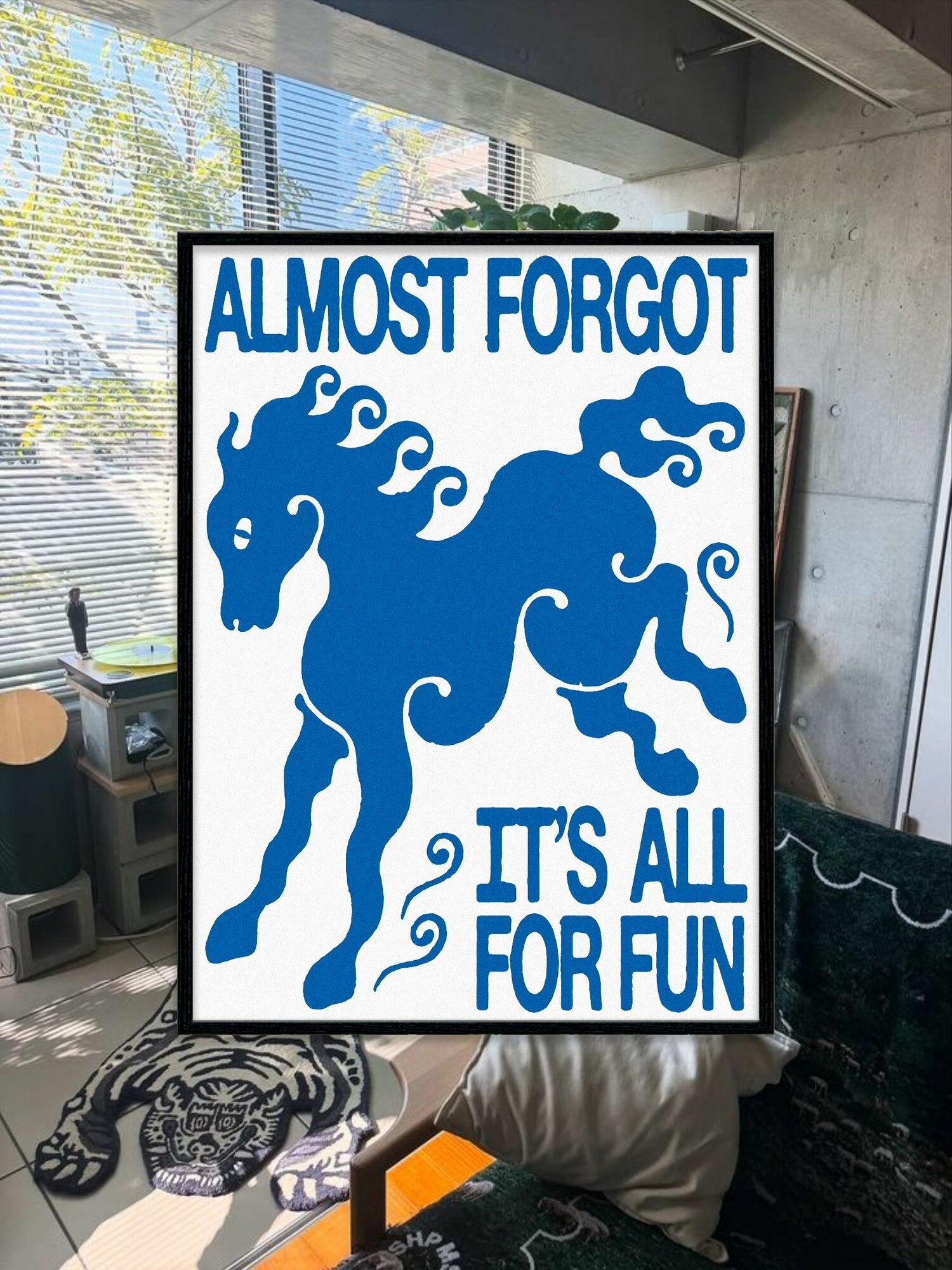 Интерьерный постер "Almost Forgot" в стиле pinterest, 30x40 см