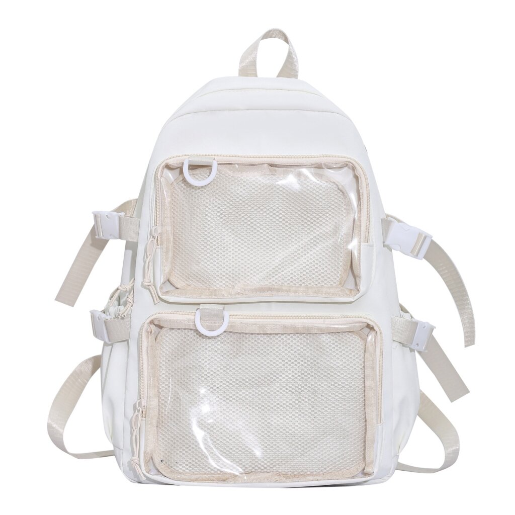 Нейлоновый рюкзак Itabag для студентов колледжа, японский прозрачный школьный рюкзак большой емкости для демонстрации аниме-значков