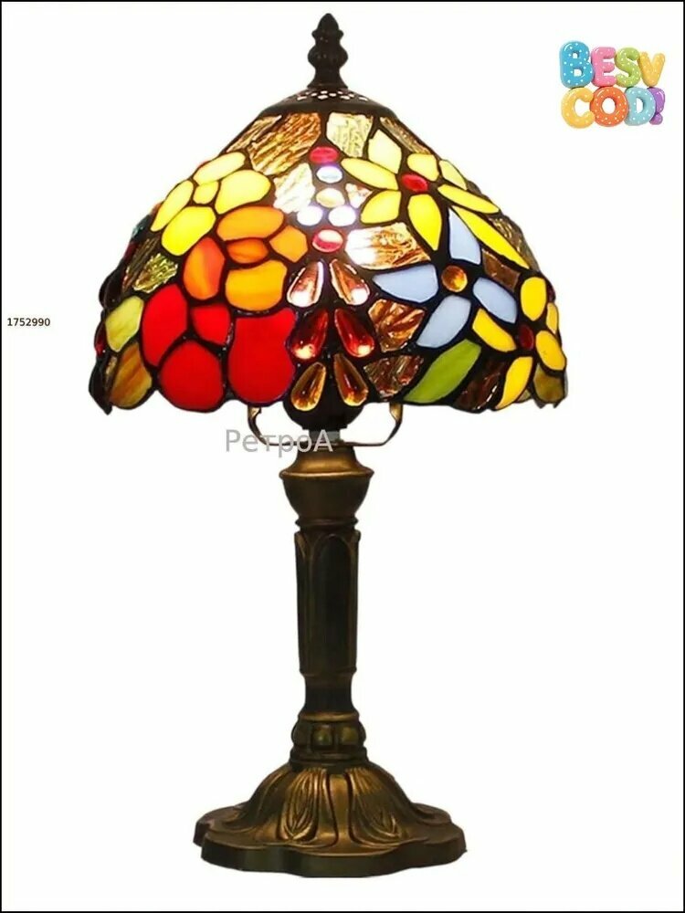 Эксклюзивная ретро лампа Тиффани 20 CM Р321D